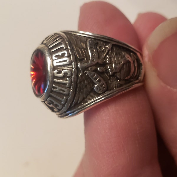 Custom Made Ring , Silver 925 , 1962 , Naval Ring , Class , New ...