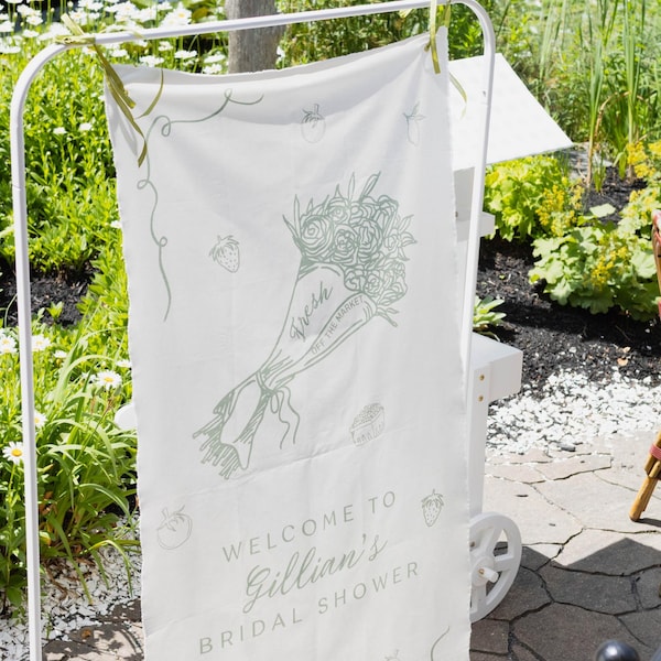 Fabric Wedding Sign / Personalised Cotton Sign /fabric Sign With ...