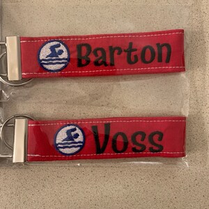 Personalized Sports Tag / Sports Keychain / Monogrammed Key Fob ...