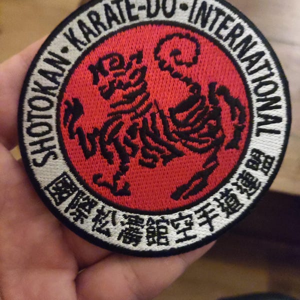 Shotokan Karate Do International Patch (3.5 Inch) Iron/sew-on Badge Red ...