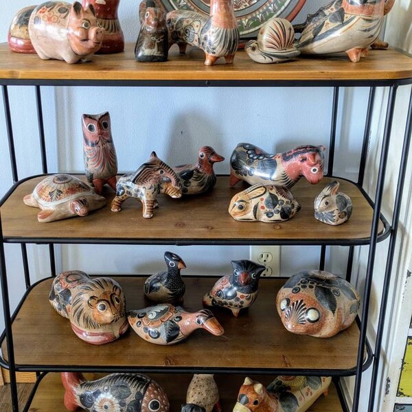 Choice of Bordallo Pinheiro Glazed Pottery. Green Latice, Golden Oak ...