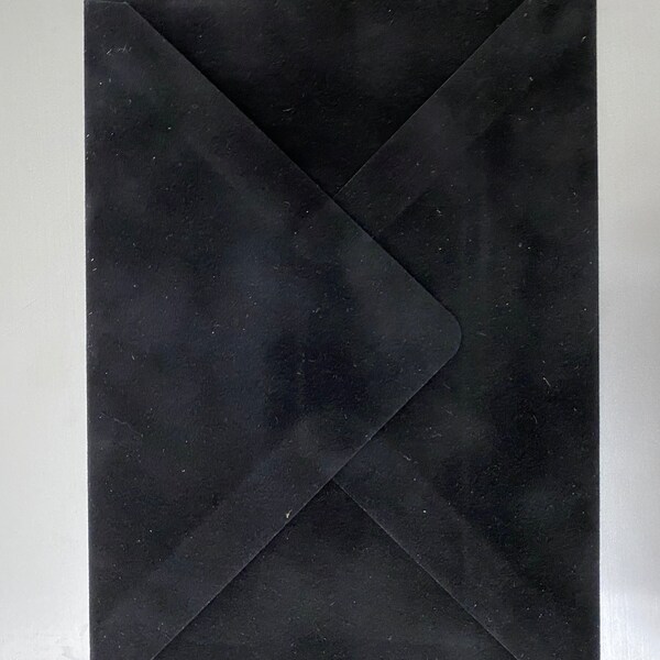 Black Velvet Envelopes - Black Velvet Envelope - A7 7.25x5.25 | Other ...
