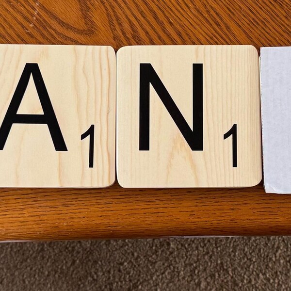 3D Scrabble Tiles for Wall Art | Large Scrabble Letters | Custom Wall ...