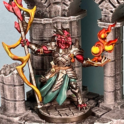 Ashen Alfar Elf Inquisitor V4 3D Printed Resin Miniature Tabletop Role ...