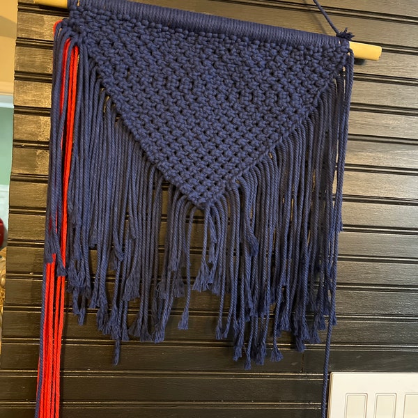 Puerto Rico Flag Tutorial for Beginners, DIY Yarn Wall Hanging Pattern ...