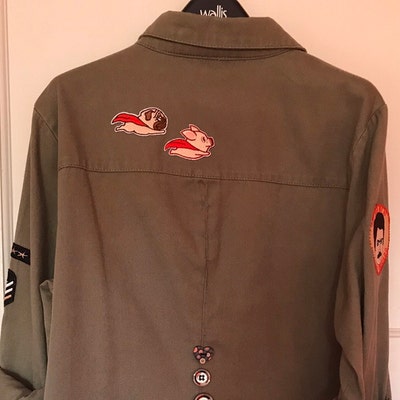 Flying Pig Iron-on Patch, Piggy Badge, Flying Pig Badge, Animal ...