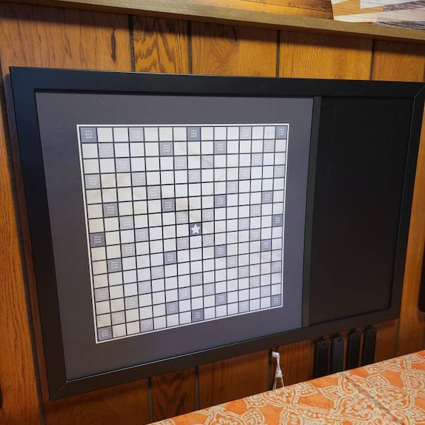 Magnetic Word Tile Game Set: Black & White Wall Decor - Etsy