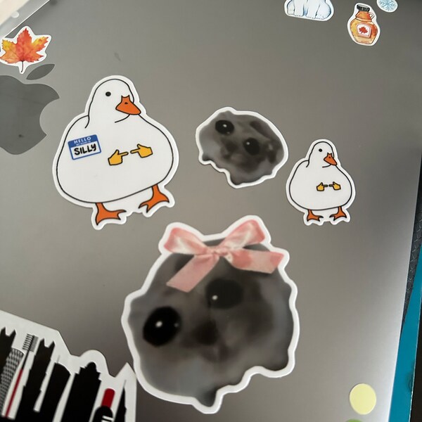 Meme Stickers, Meme Sticker, Animal Meme Sticker, Cat Meme Dog Meme ...