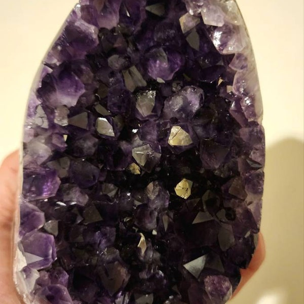 Large Amethyst Geode 2 Lb. Unique Crystal Cluster With Agate Formations ...