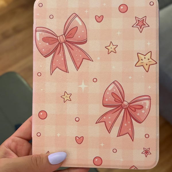 Pink Dream Kindle Custom Case With Hand Strap for Paperwhite 1/2/4 ...