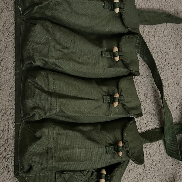 GENUINE Original Chinese Military Type 56 AK Chest-rig Bandolier 4+2 ...