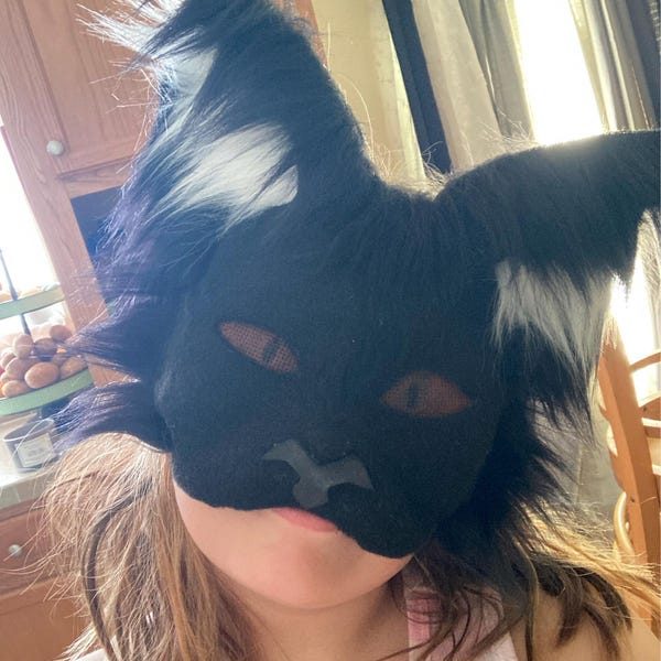 Grey Therian Cat Mask HQ - Etsy