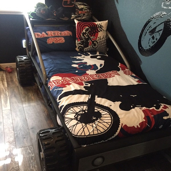 Motocross Personalized Bedding Duvet or Comforter - Personalize Your ...