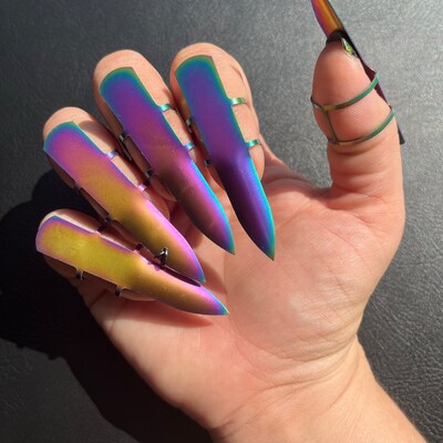 RAINBOW BDSM Primal Claws Adjustable Steel Kink Fetish Fingers - Etsy