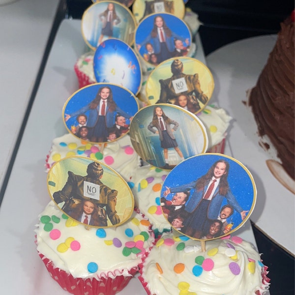 Matilda the Musical Cupcake Toppers, , Matilda the Musical Birthday ...