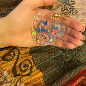 Julie Joyful welcome Home Two-sided Holographic Charm - Etsy