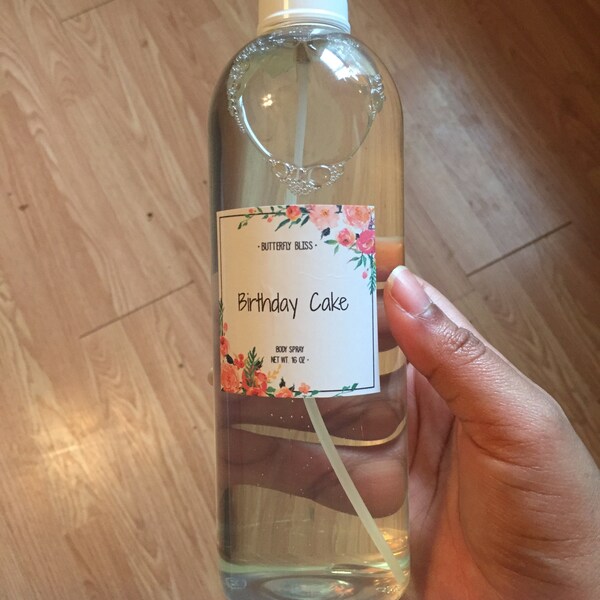 Birthday Cake Body Perfume Spray - Etsy