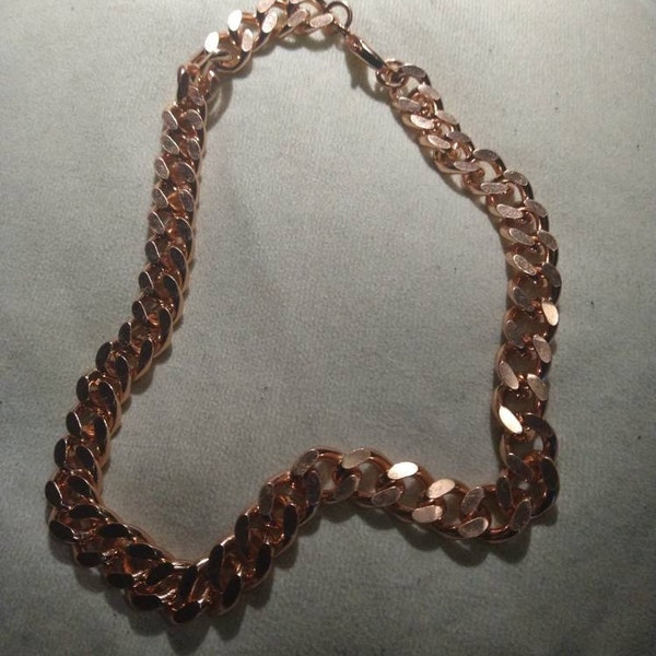 Bulk Copper Curb Chain 10mm Heavy Copper Chain by the Foot FC76 Copper ...