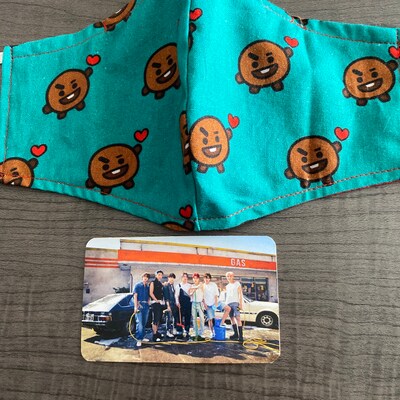 BTS Face Mask - Etsy