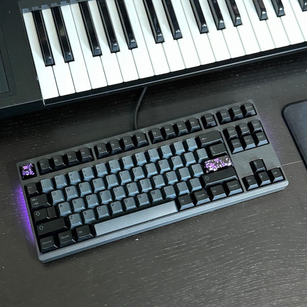 Black & Gold Keycaps More Sizes Artisan Glossy Arrow Keys, ESC 1u ...