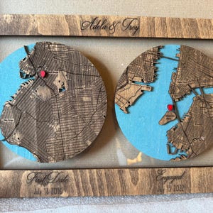 Personalised Map Location Key Holder for Wall, Custom Magnetic Key ...
