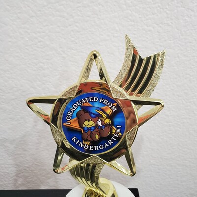 Customized Kindergarten Graduation Trophy, Graduate Award, With ...