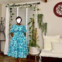 Hand Block Print Kurta Set With Dupatta/stole|indian Salwar Kameez ...