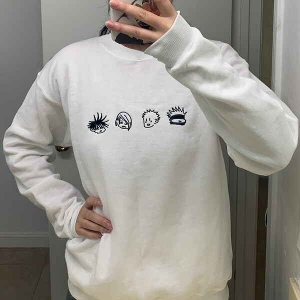 HXH Killua Embroidered Sweater - Etsy