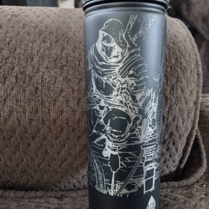 Princess and Hero Laser Engraved Water Bottle - Etsy
