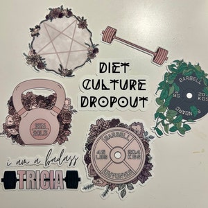 45lb Plate Sticker, Powerlifting Sticker, Weightlifting Sticker, Girls ...