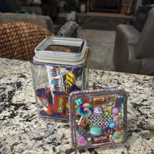 Personalized Candy Jar, Papa Snack Jars, Custom Treat Jars, Candy Gifts ...