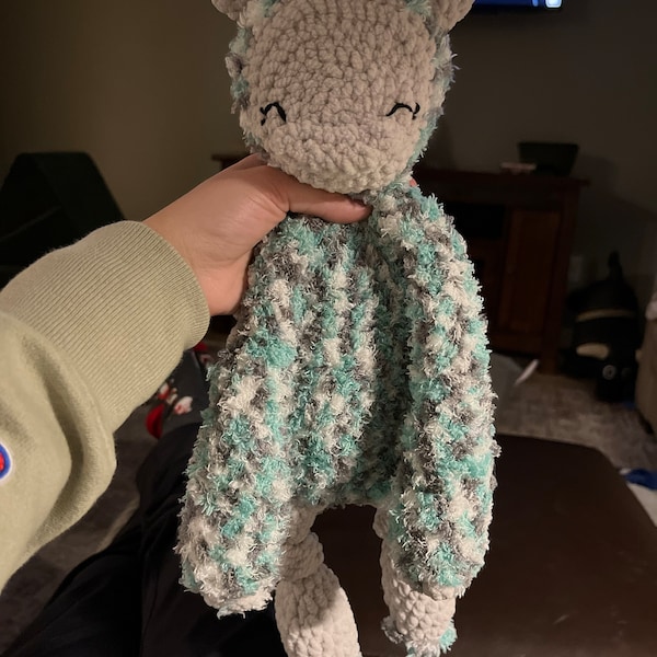Big + Little Maven Monster Knotted Lovey — Crochet Monster PATTERN - Etsy