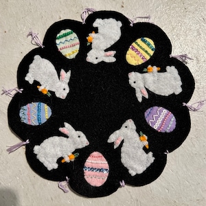 PDF Pattern: Easter Penny Rug, Instant Download, Spring / Easter ...