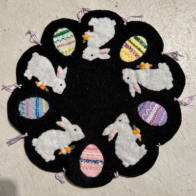 PDF Pattern: Summer Sunflower Penny Rug, Instant Download, Summer ...