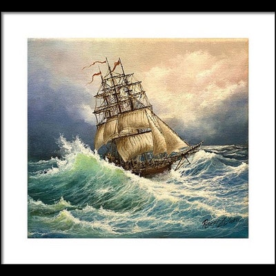 Battle of Trafalgar Art Prints, Historical Painting of William Clarkson ...