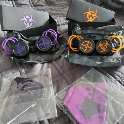 Green and Black Beautiful Cyberlox Biohazard Geometric Ready - Etsy