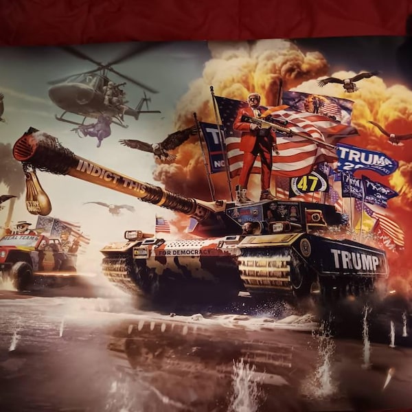 Poster - John F. Kennedy, Alien Hunter (JFK on a Robot Unicorn on the ...