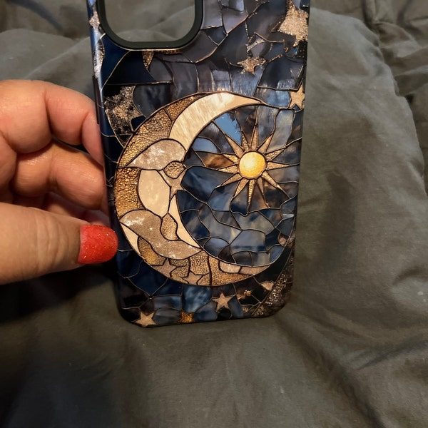 Moon and Stars Phone Case, Celestial Phone Cover Magsafe Compatible ...