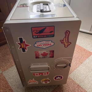 New Galley Container Airline Box Canister Flight Case 2 New Drawers - Etsy