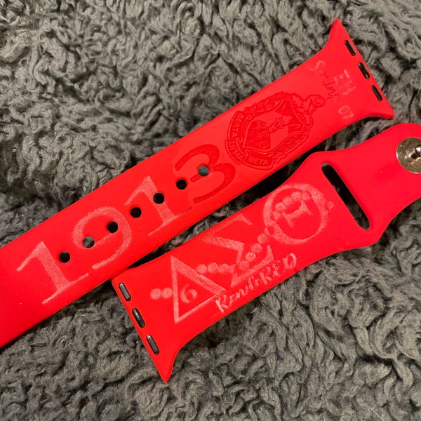 Delta Sigma Theta Customizable Watch Band | Delta Band | Delta Sigma ...