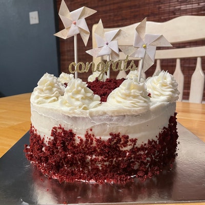 Vintage World Map Edible Cake Wrap or Pinwheel and Congrats Cake ...