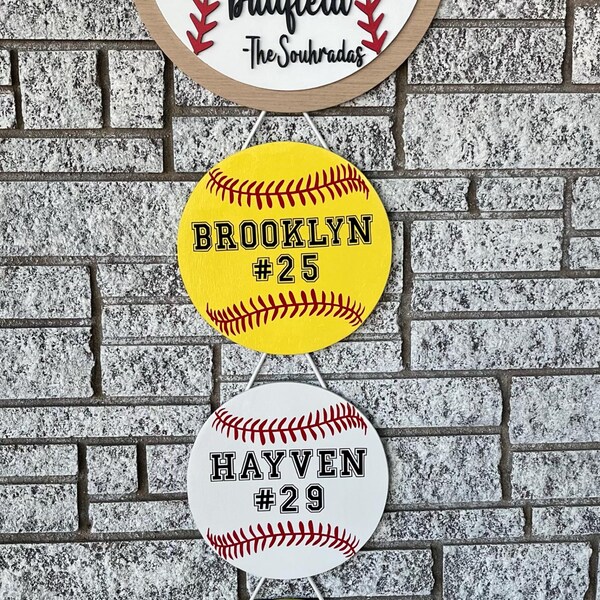 Sports Front Door Decor | Baseball Welcome Sign | Spring Wreath ...