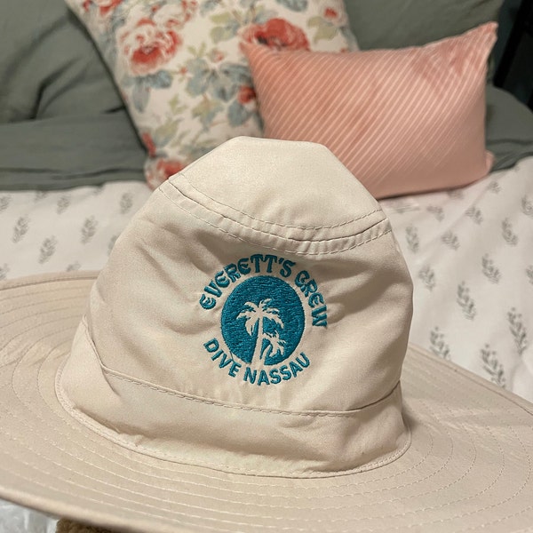 Customized Embroidered Bucket Hat, Custom Text Embroidery Bucket Hat ...