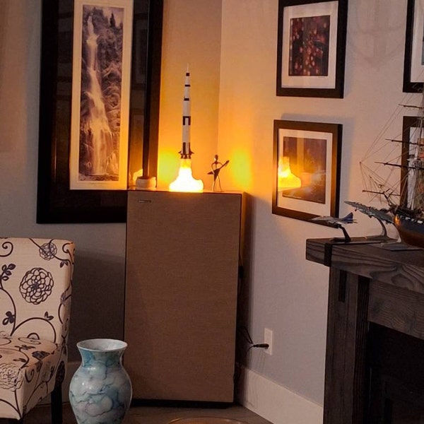 Desk Lamp Rocket Lamp – Saturn V Launch Lighting for a Creative Boost ...