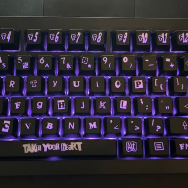 Persona5 Anime Theme Backlit Keycap Set | Anime Keycap Set | Mechanical ...