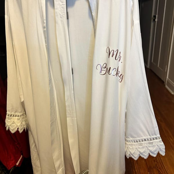 Plus Size 2XL 3XL 4XL Bride Bridal Bridesmaid Robes, Bridesmaid Gifts ...