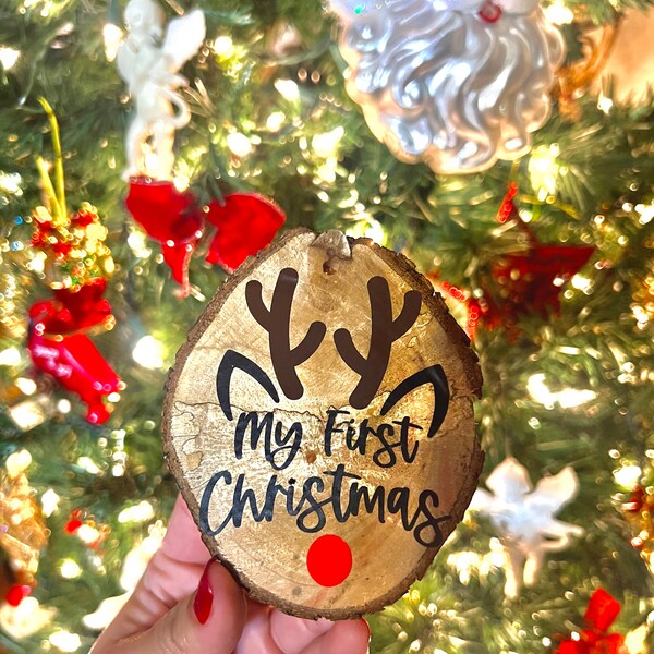 My First Christmas SVG, Baby First Christmas SVG, Baby First Xmas SVG ...