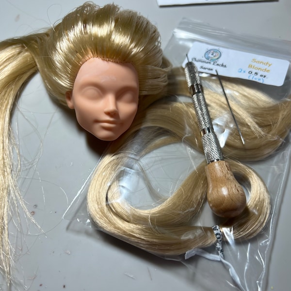 Doll Rerooting Tool & Needles Kit for Custom Doll Making - Etsy