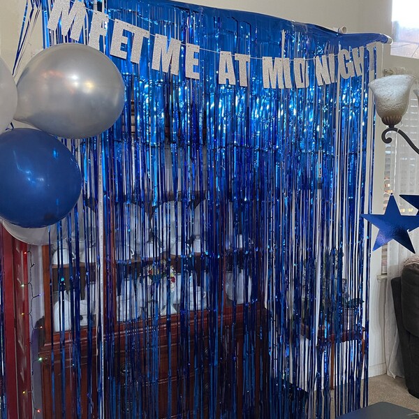 Meet Me at Midnight Banner - Midnight Birthday Decoration, Love Party ...