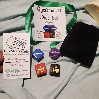 Questmaker/storytelling Dice for Dungon Masters Roleplaying, Gamer, DM ...
